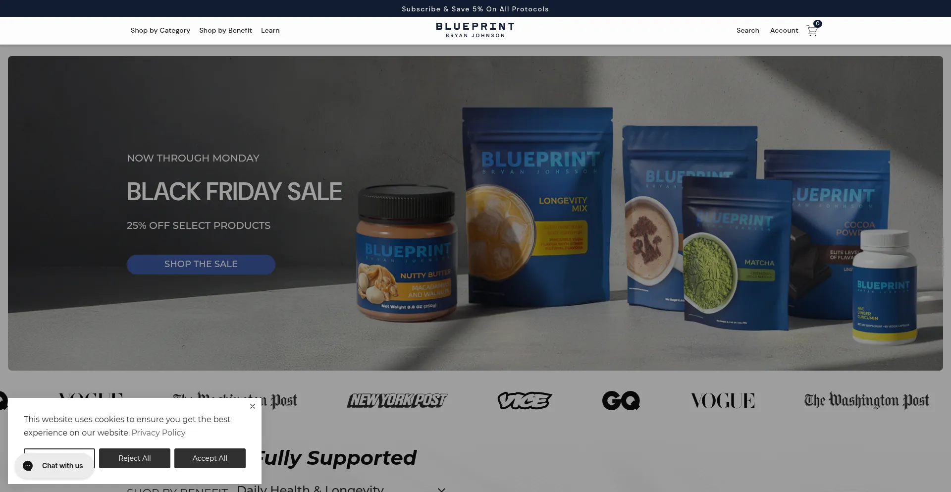 Blueprint.bryanjohnson.com Відгуки – Чи безпечний і надійний сайт?