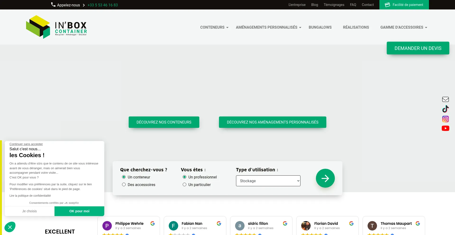 Inbox-container.com Відгуки – Чи безпечний і надійний сайт?