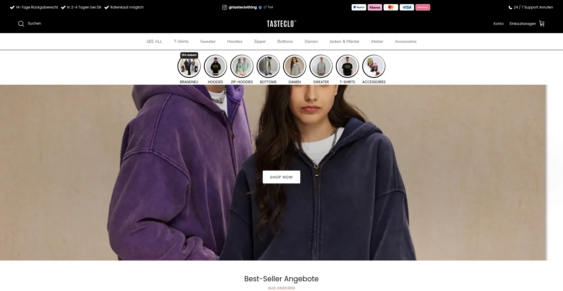 Taste-clothing.com Відгуки – Чи безпечний і надійний сайт?